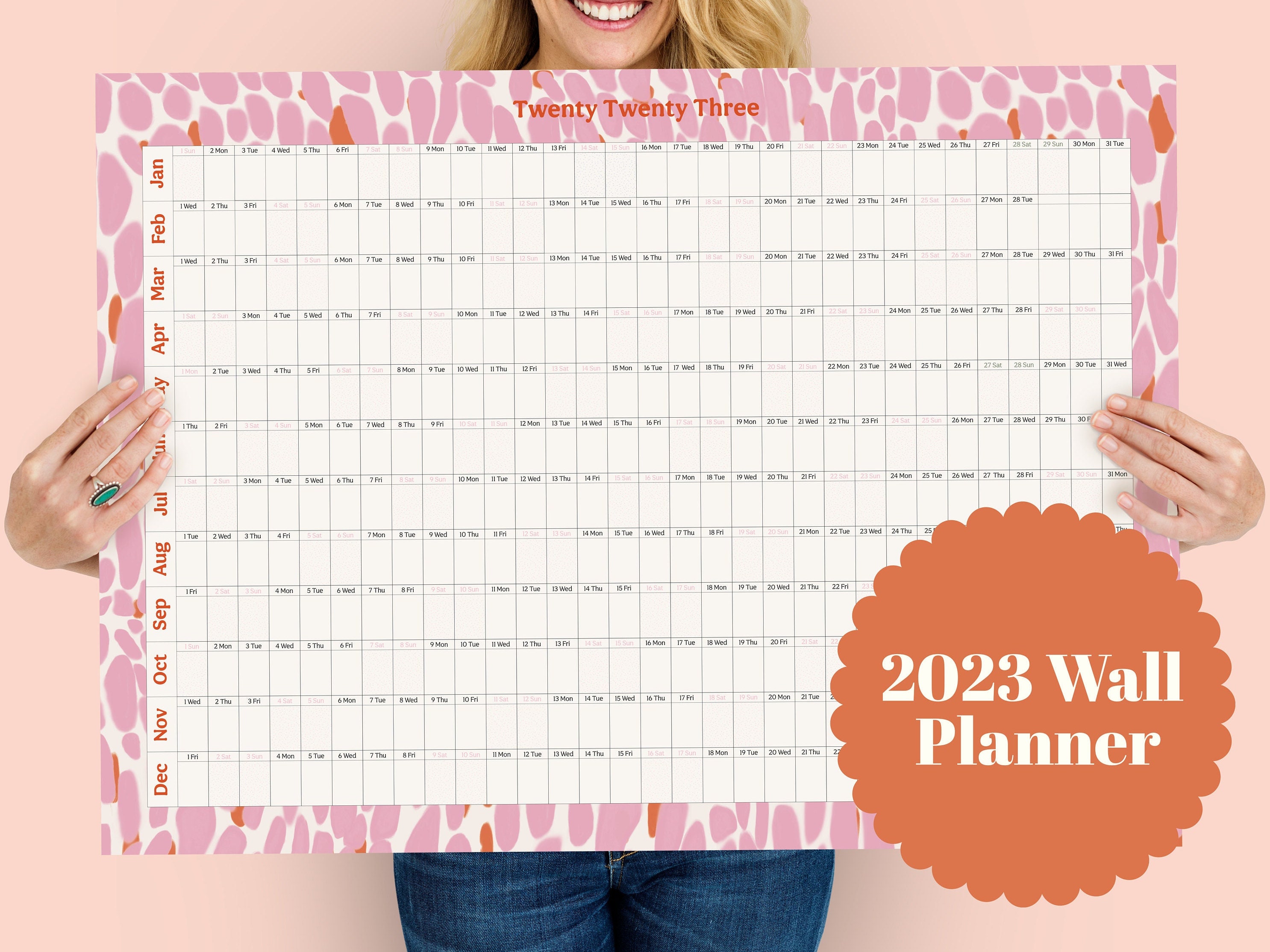 2023 Wall Planner 2023 Wall Calendar Wall Planner Wall - Etsy UK