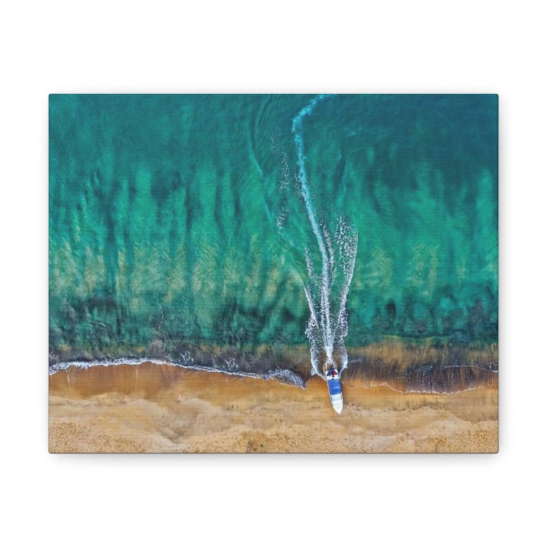 Shoreline Scene Canvas Wall Décor - Etsy