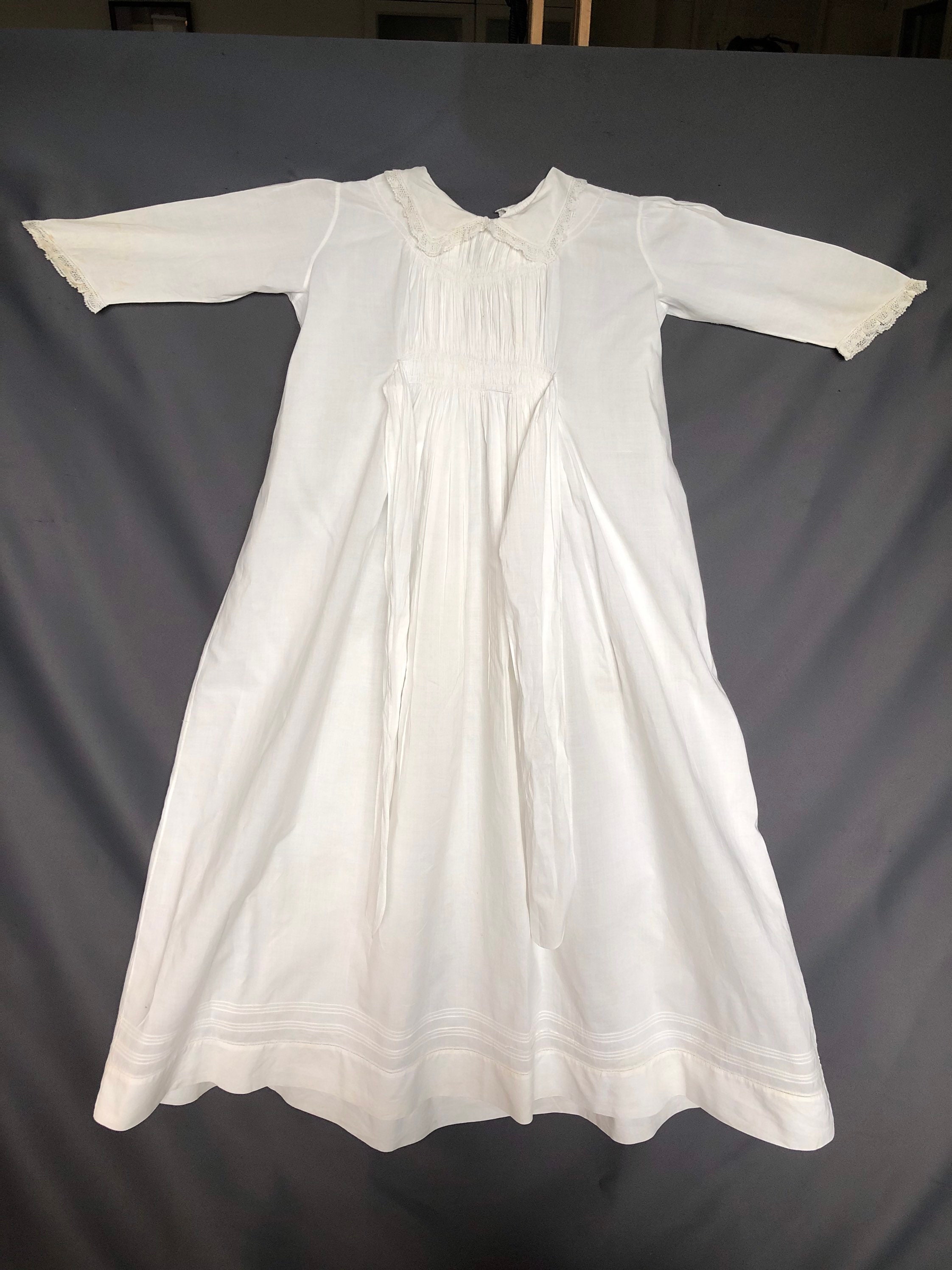 Antique Lace Christening Robe, Baptism Gown, Infant 0-3 Months, Late ...