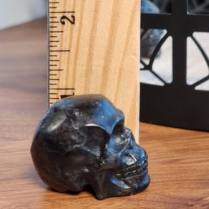 Firework Stone Skulls 1.5 Crystal Astrophyllite Decor for Spooky Season ...