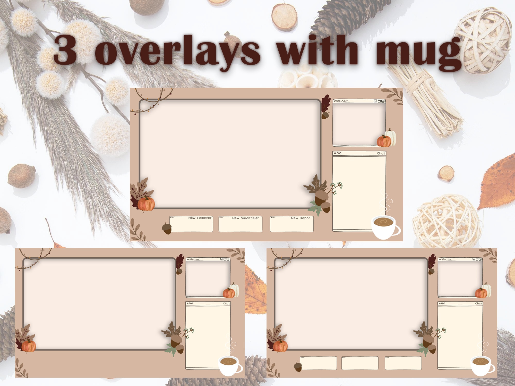 Complete Animated autumn Twitch Streamer Overlay - Etsy