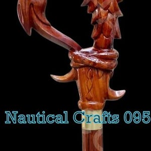 Hand Carved Canes Dragon Handle Wooden Walking Stick Dragon Animal for ...