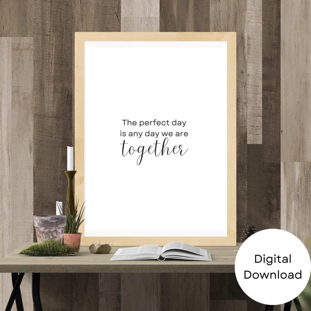 Perfect Day Printable Digital Download - Etsy