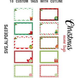 Personalized Christmas Name Tags – Add a Festive Touch to Your Gifts - Etsy