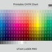 Printable CMYK Color Chart - Etsy