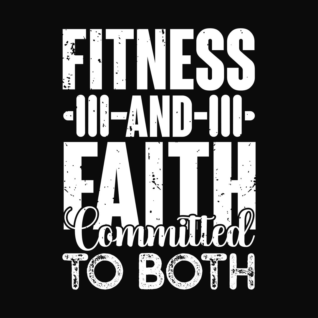 Fitness and Faith Committed to Both - Etsy