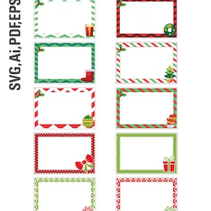 Personalized Christmas Name Tags – Add a Festive Touch to Your Gifts - Etsy