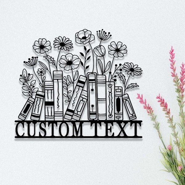 Custom Library Sign - Etsy