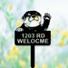 Custom Otter Garden Stake,otter Metal Sign,otter Animal Address Sign ...