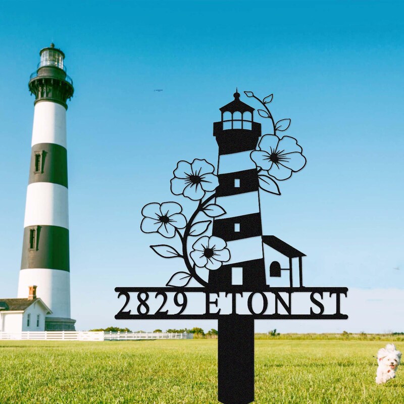Metal Lighthouse - Etsy