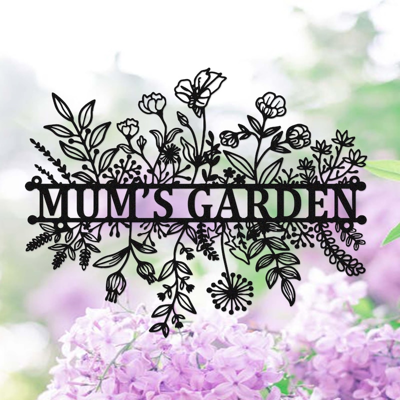 Flower Garden Sign - Etsy