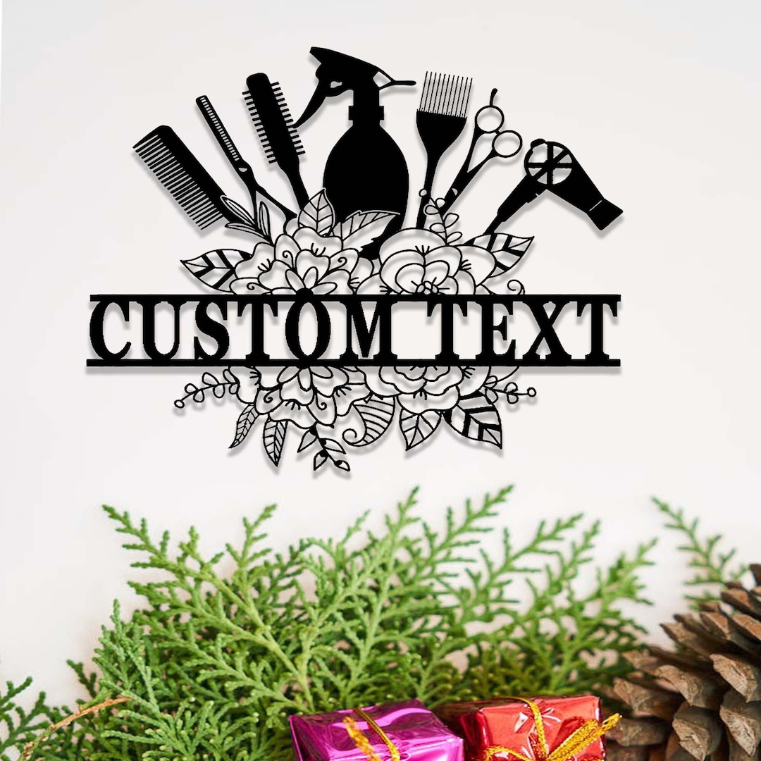 Custom Hairdresser Metal Sign,hair Stylist Sign,personalized ...