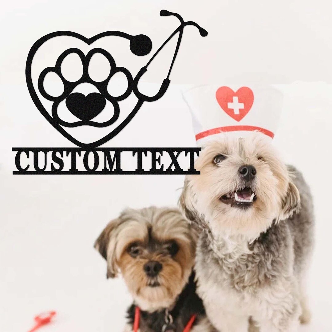 Custom Metal Veterinary Sign,veterinarian Office Decor,personalized ...