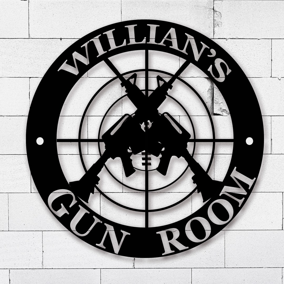 Armory Sign Metal Gun Sign Gun Owner Gift Hunter Shooting Sports Metal ...