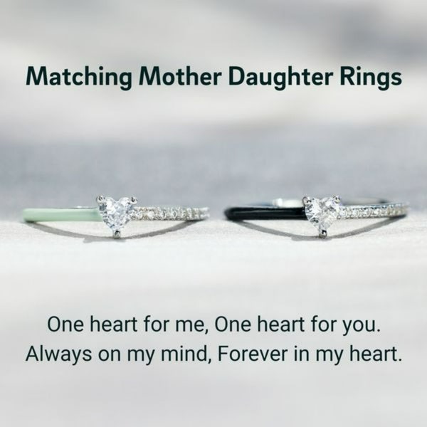 Mother Daughter Ring - Etsy
