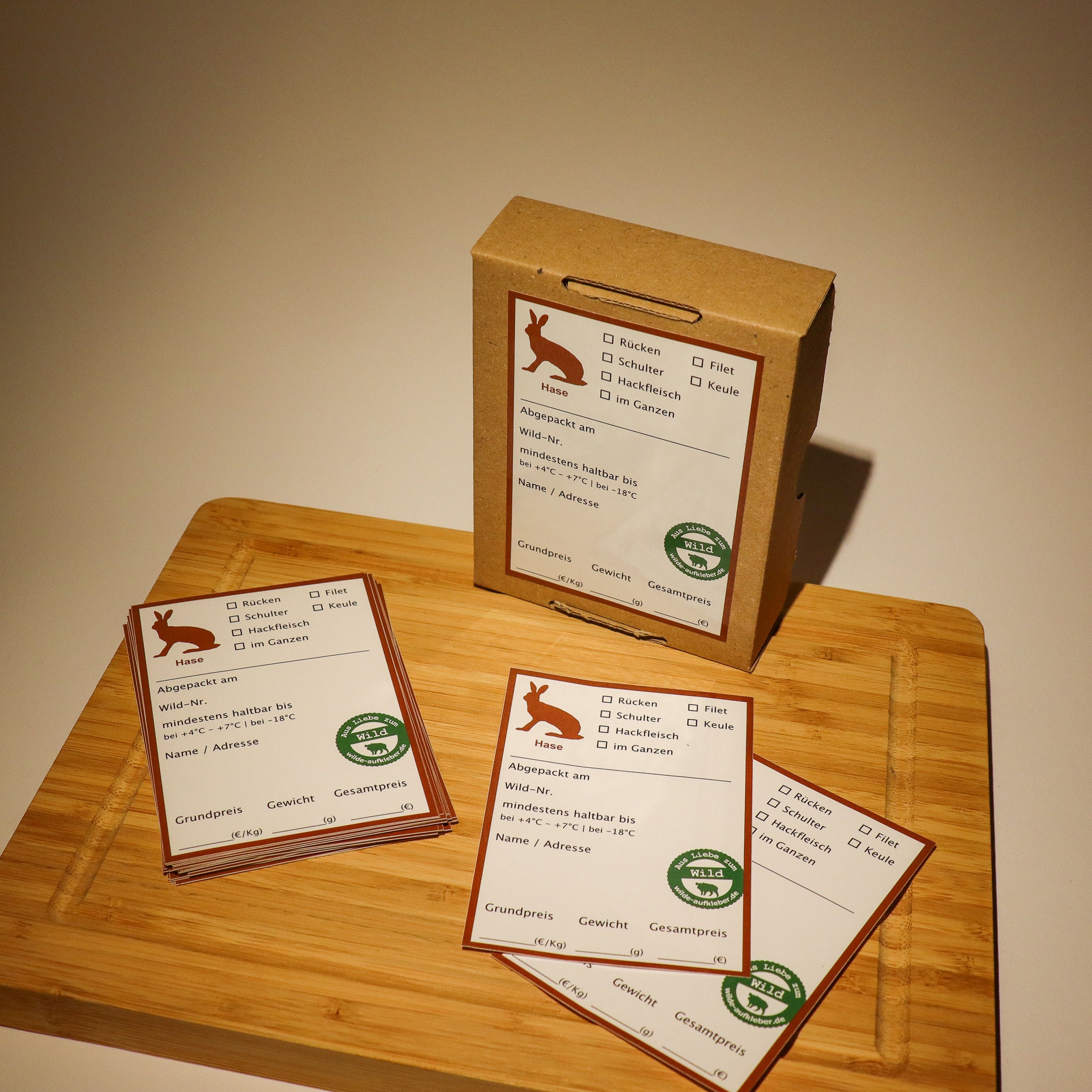 Wild Frozen Sticker Rabbit Labels Angler Hunter - Etsy