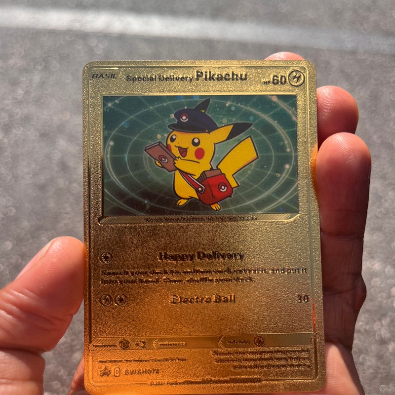 Thicc Pikachu Card - Etsy