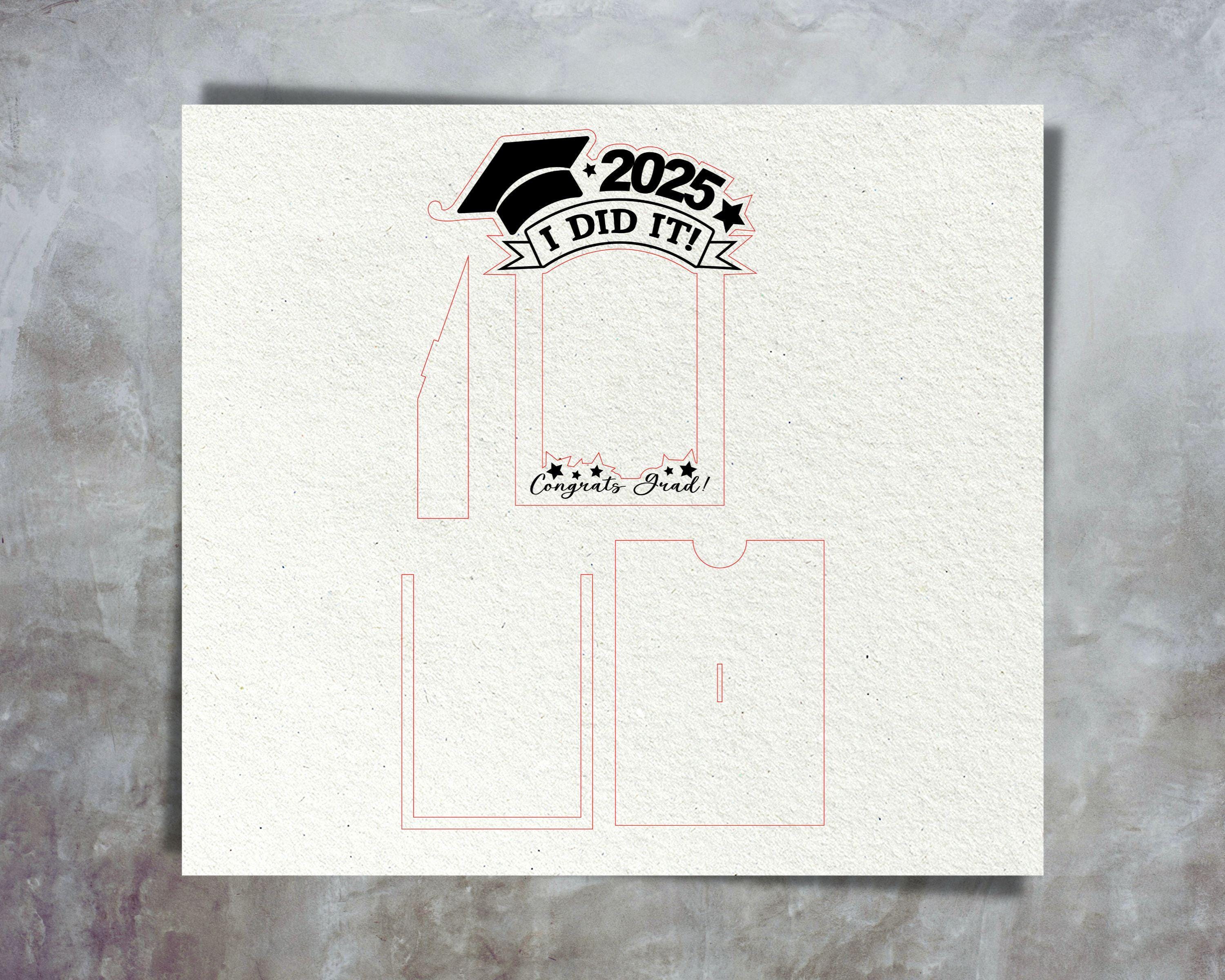 Graduation Photo Frames Bundle, Tassel Holder Laser Cut, Graduation ...