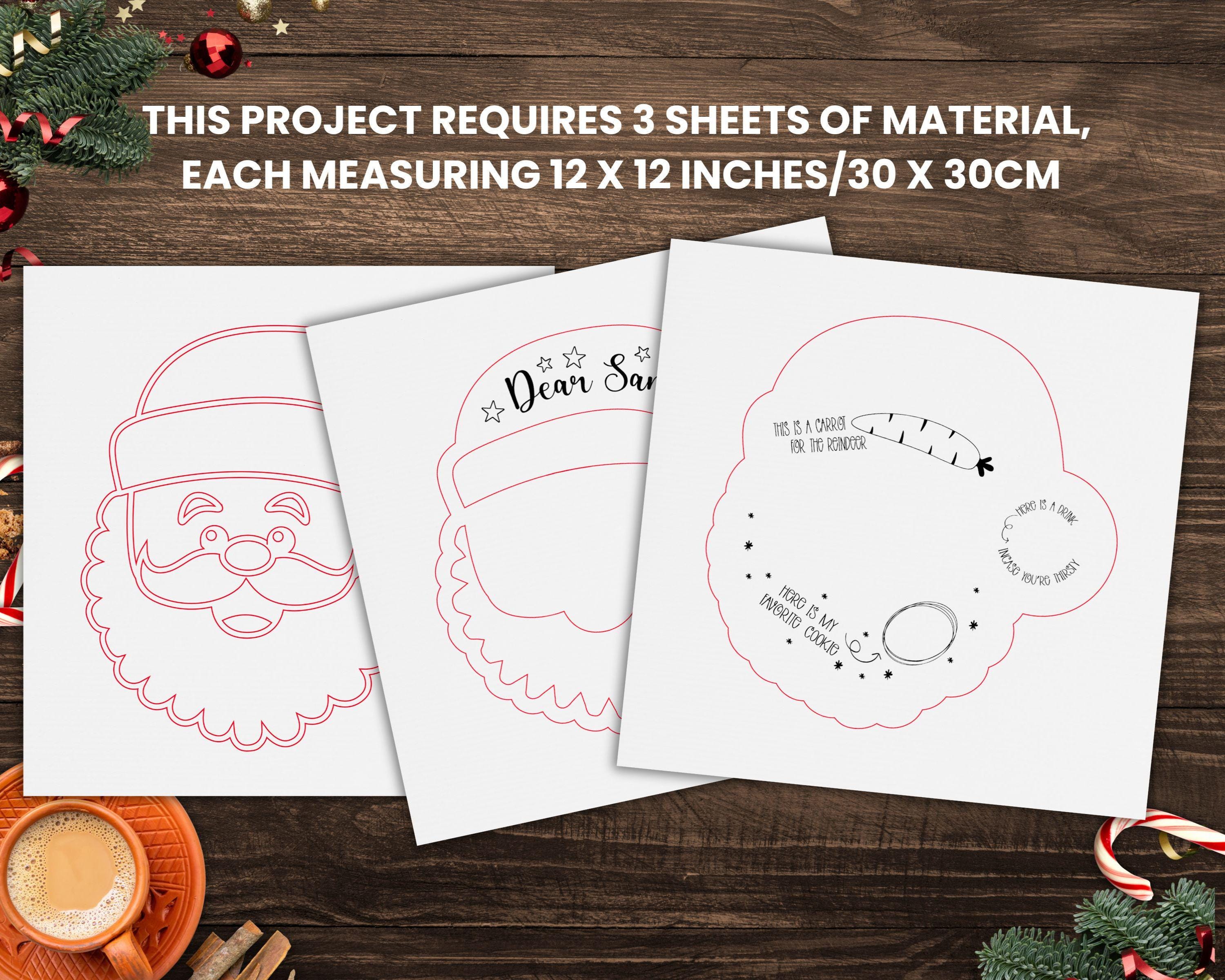Christmas Santa Tray SVG Bundle, Christmas Laser Cut, Cutting Board ...