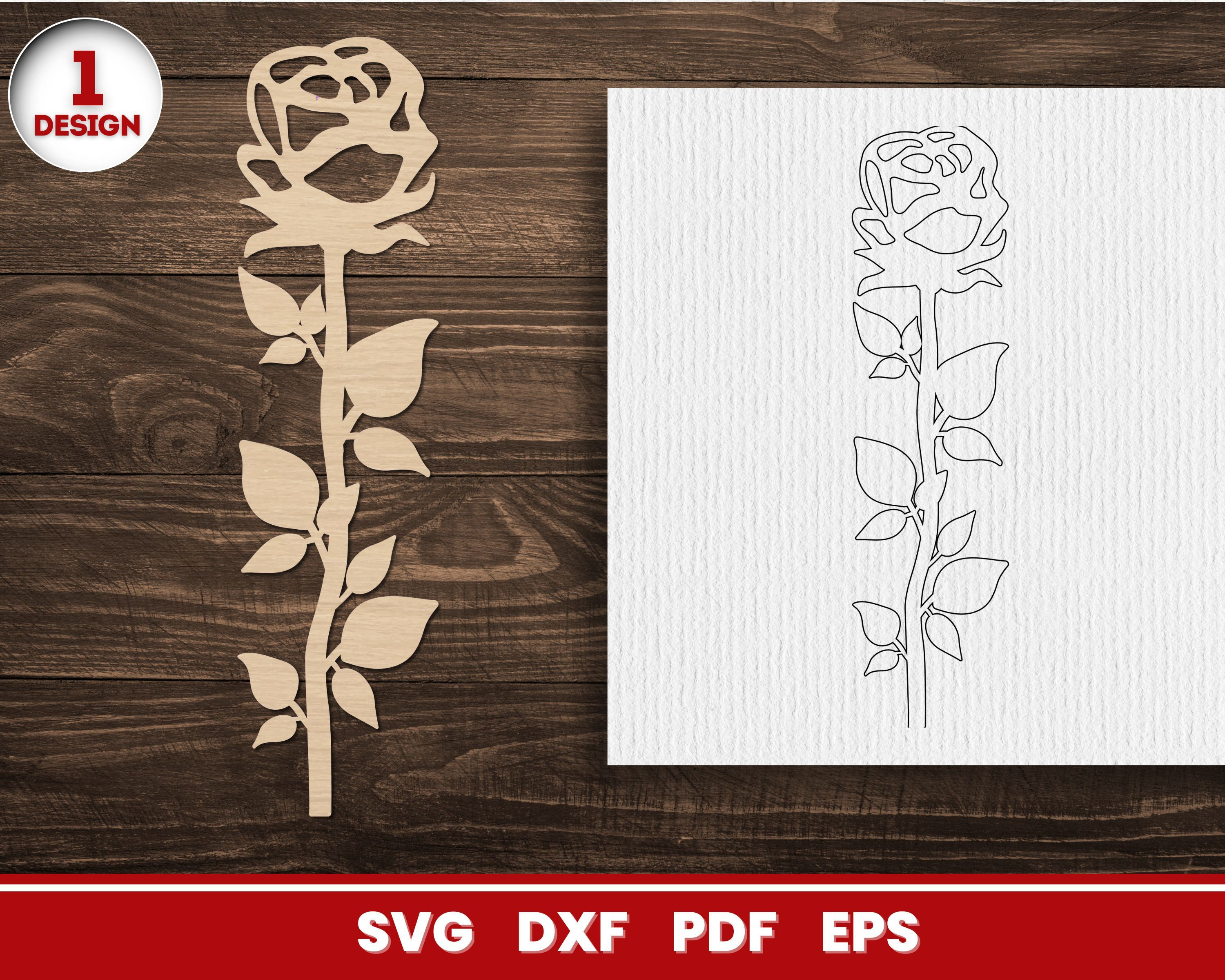Floral Bookmarks SVG Bundle, SVG Bundle for Glowforge, Bookmark ...