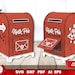 Santa Mailbox Laser Cut, Files for Glowforge, Christmas Decoration ...