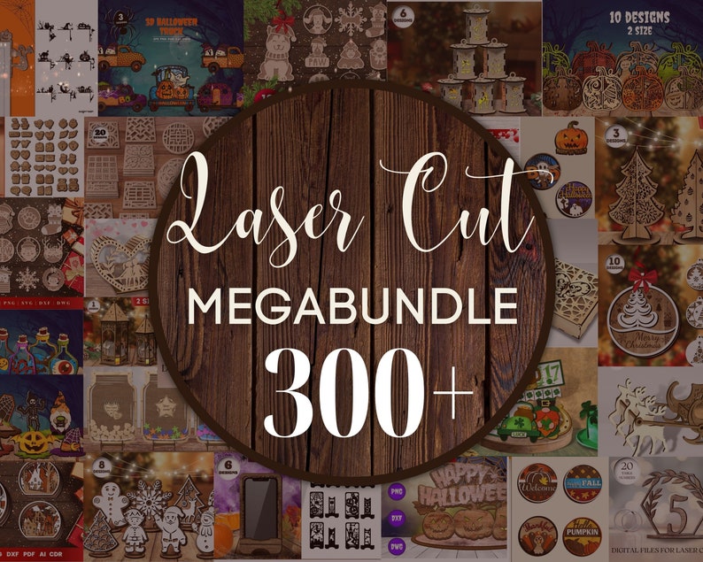 Laser Cut Glowforge SVG Megabundle, Christmas, Halloween, Patrick Day ...