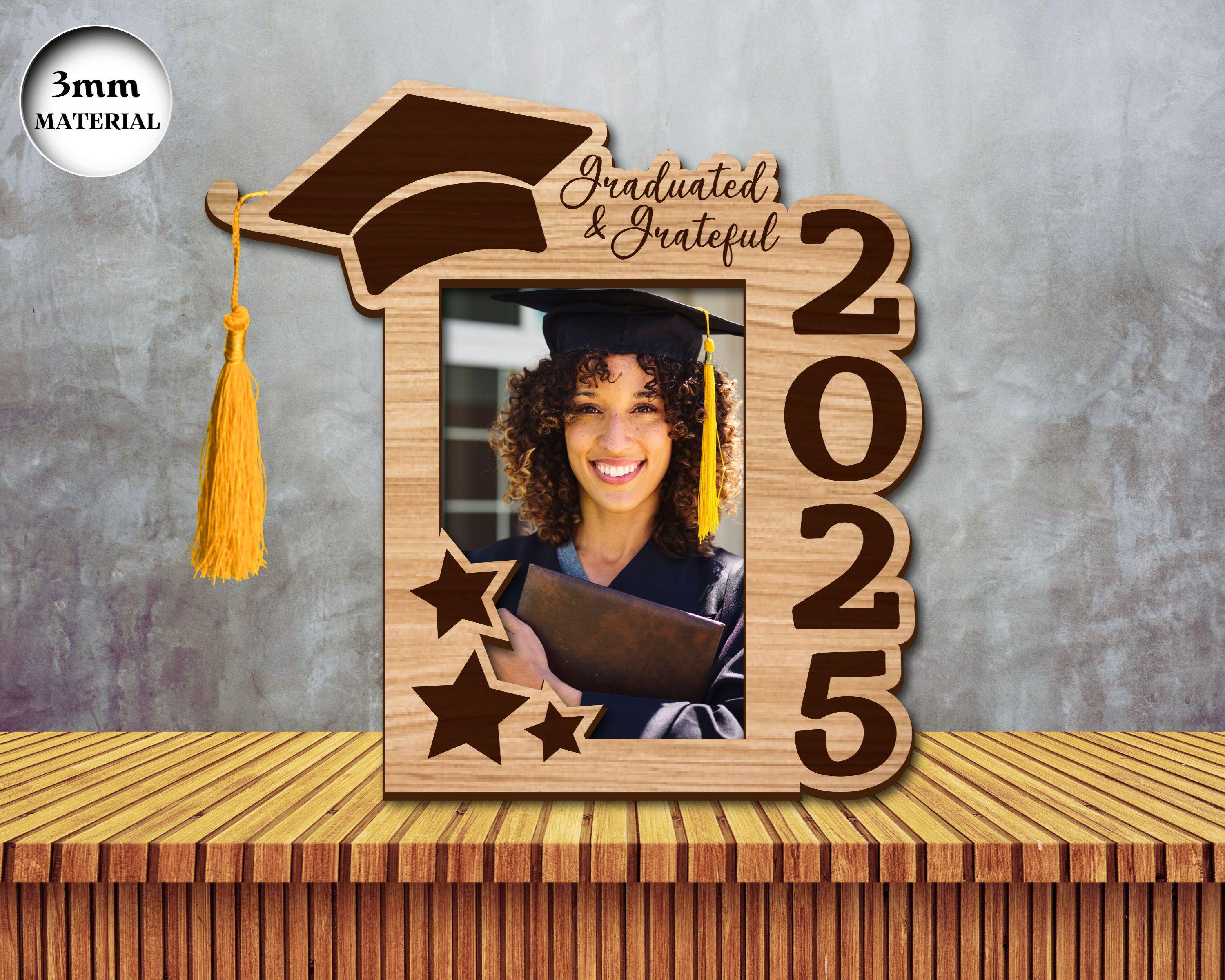 Graduation Photo Frames Bundle, Tassel Holder Laser Cut, Graduation ...