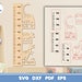 Kids Growth Chart Ruler Bundle, SVG Bundle for Glowforge, Children's ...