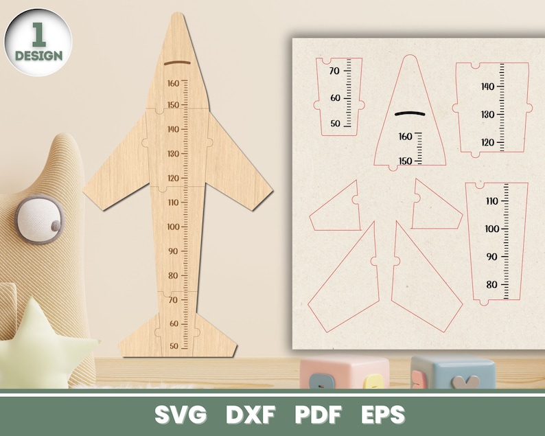 Animals Height Charts Bundle, SVG Bundle for Glowforge, Children's Room ...