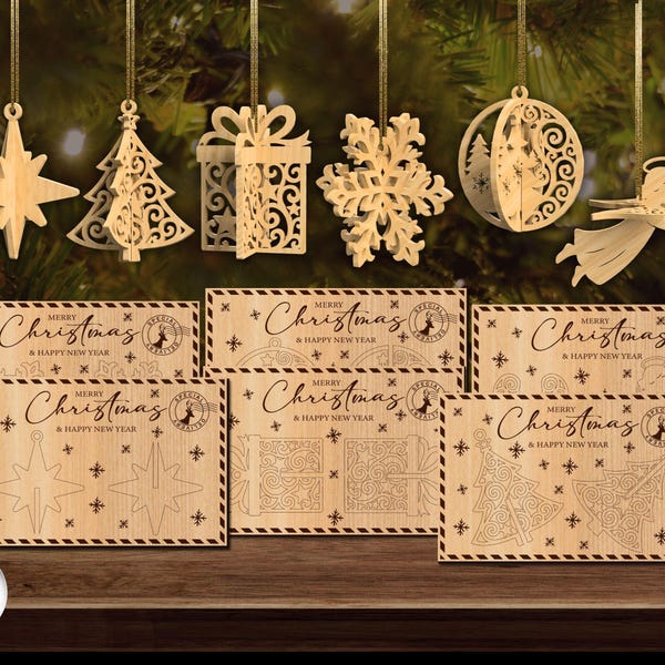 Christmas Post Cards File - Etsy