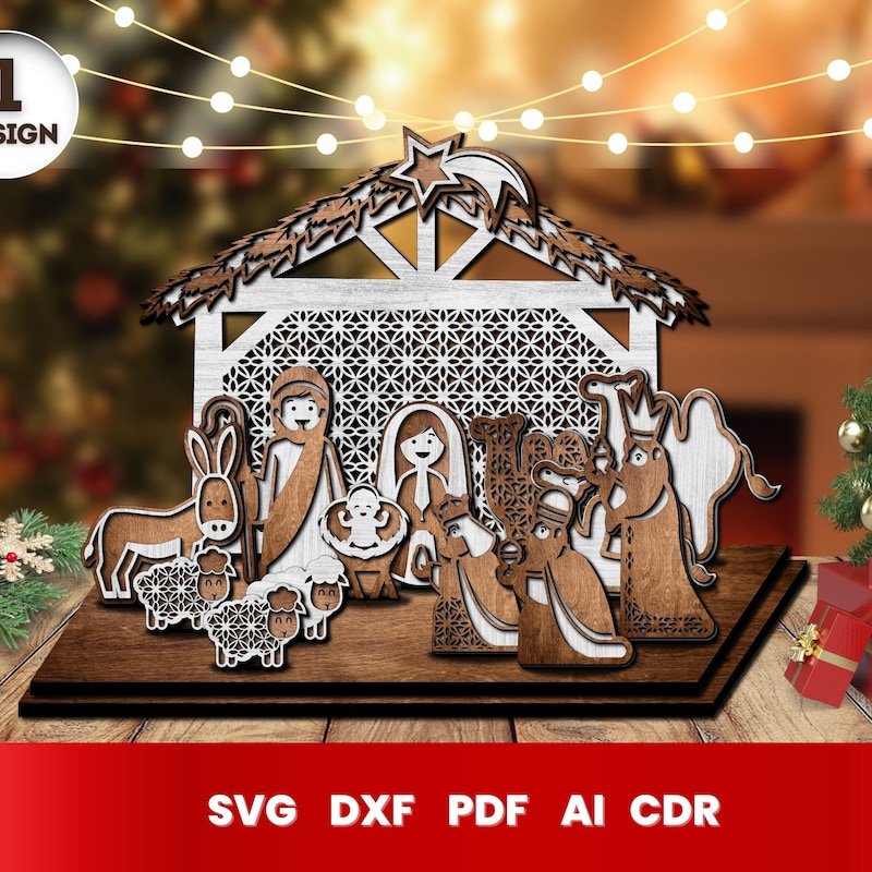 Nativity Vector - Etsy