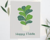 Happy Fiddle Fiddle Leaf Fig Digital Download Plant - Etsy