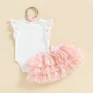 Baby Girl First Birthday Daisy Outfit Baby Girl Daisy Theme - Etsy