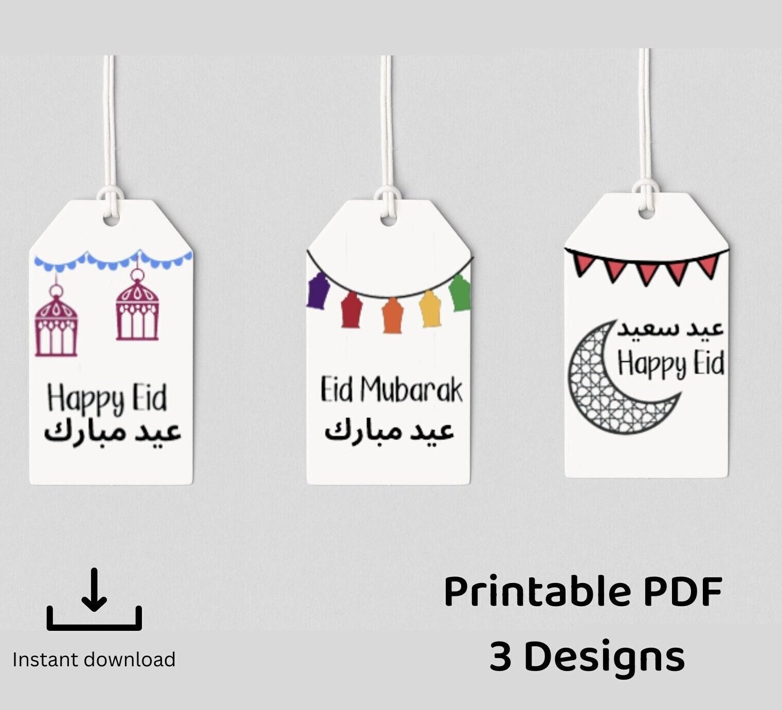 Eid Gift Tags eid Mubarak Gift Tags Eid Decoration eid Gifts Instant ...