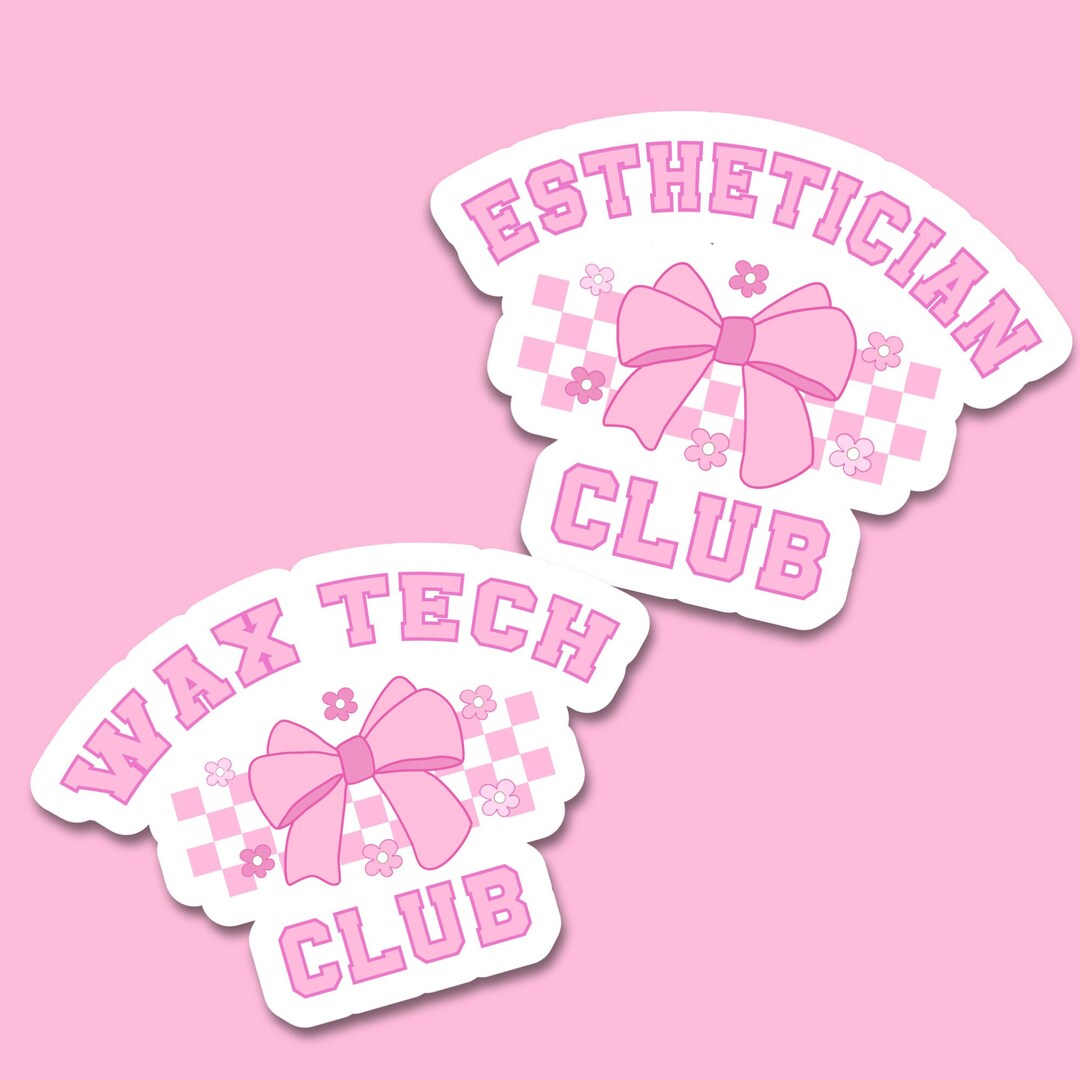 Coquette Esthetician Stickers, Esthi Skincare Sticker, Esthetician ...
