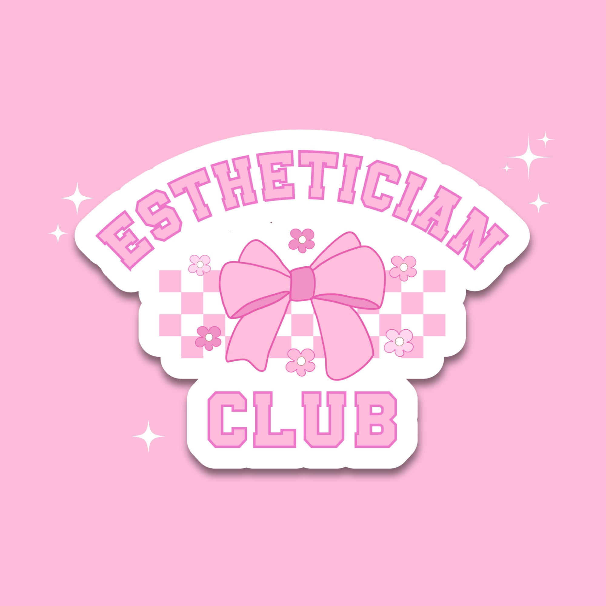 Coquette Esthetician Stickers, Esthi Skincare Sticker, Esthetician ...