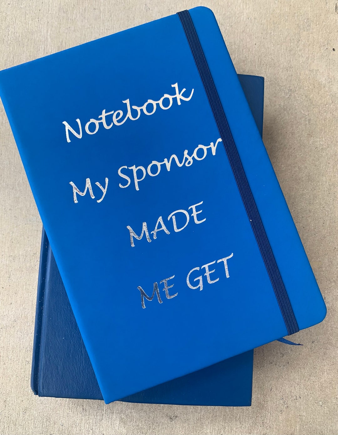 Notebook My Sponsor Made Me Get, Sobriety Journal, 12 Steps Notebook ...