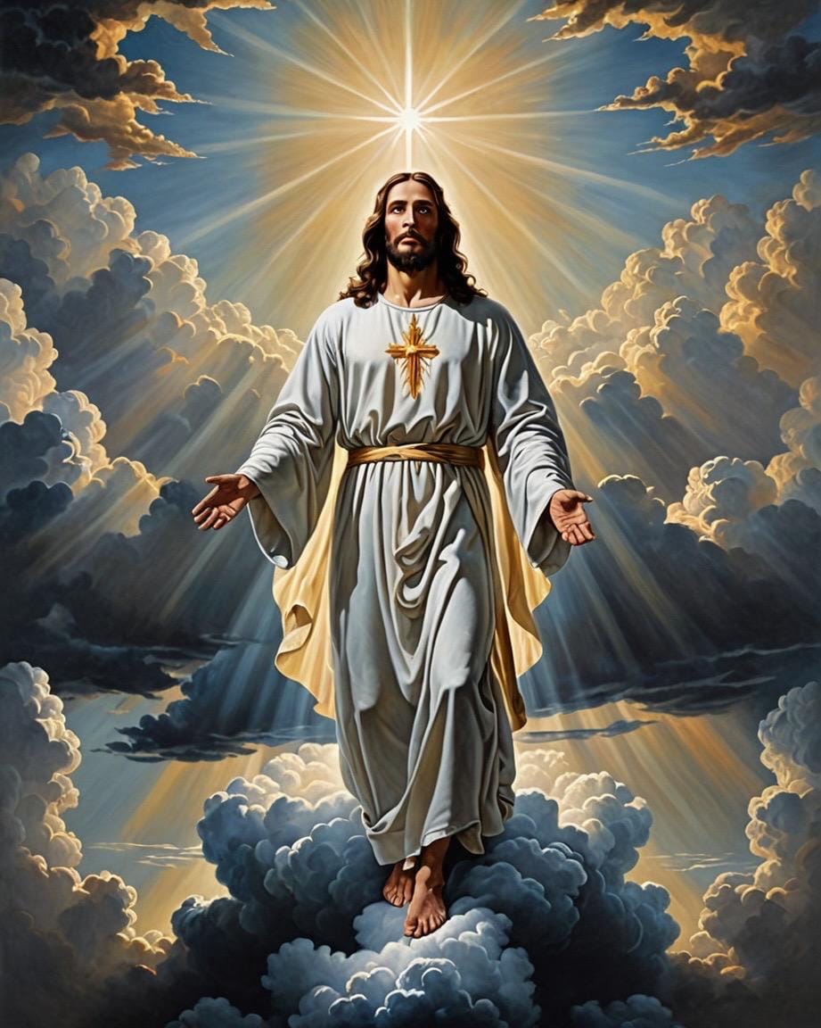Jesus Christ Our Lord and Savior | in the Clouds | Digital Art | AI ...