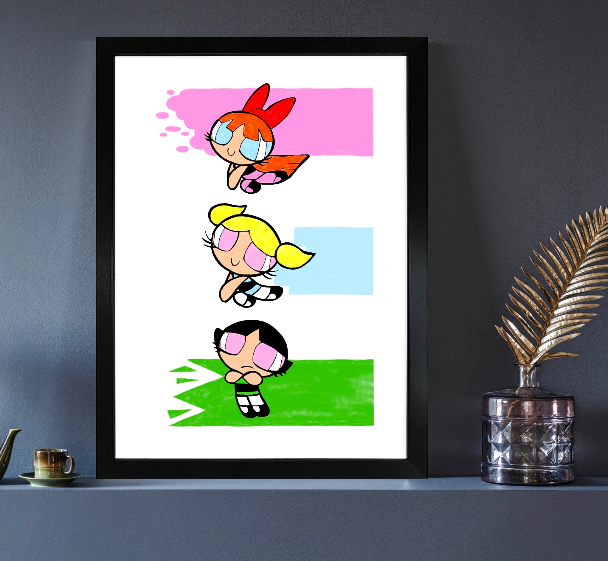 The Powerpuff Girls Digital Drawing - Etsy