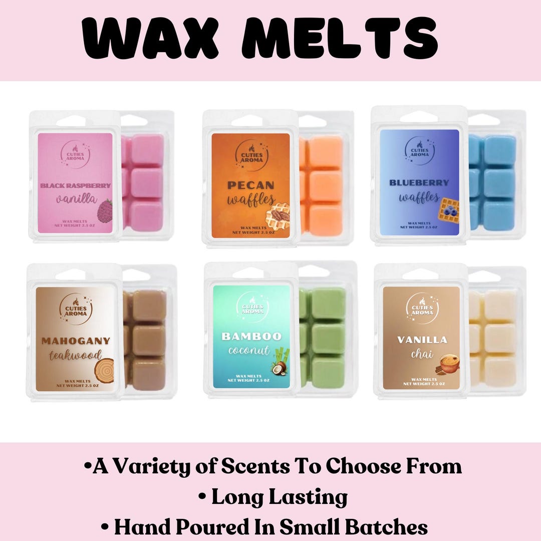 Wax Melts Variety Pack, Choose Your Scent, Fall Holiday Winter & Summer ...