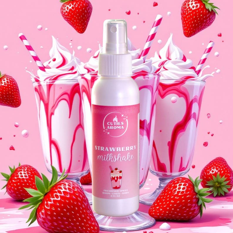 Strawberry Milkshake Freshener Spray |linen Spray| Body Mist | Car ...