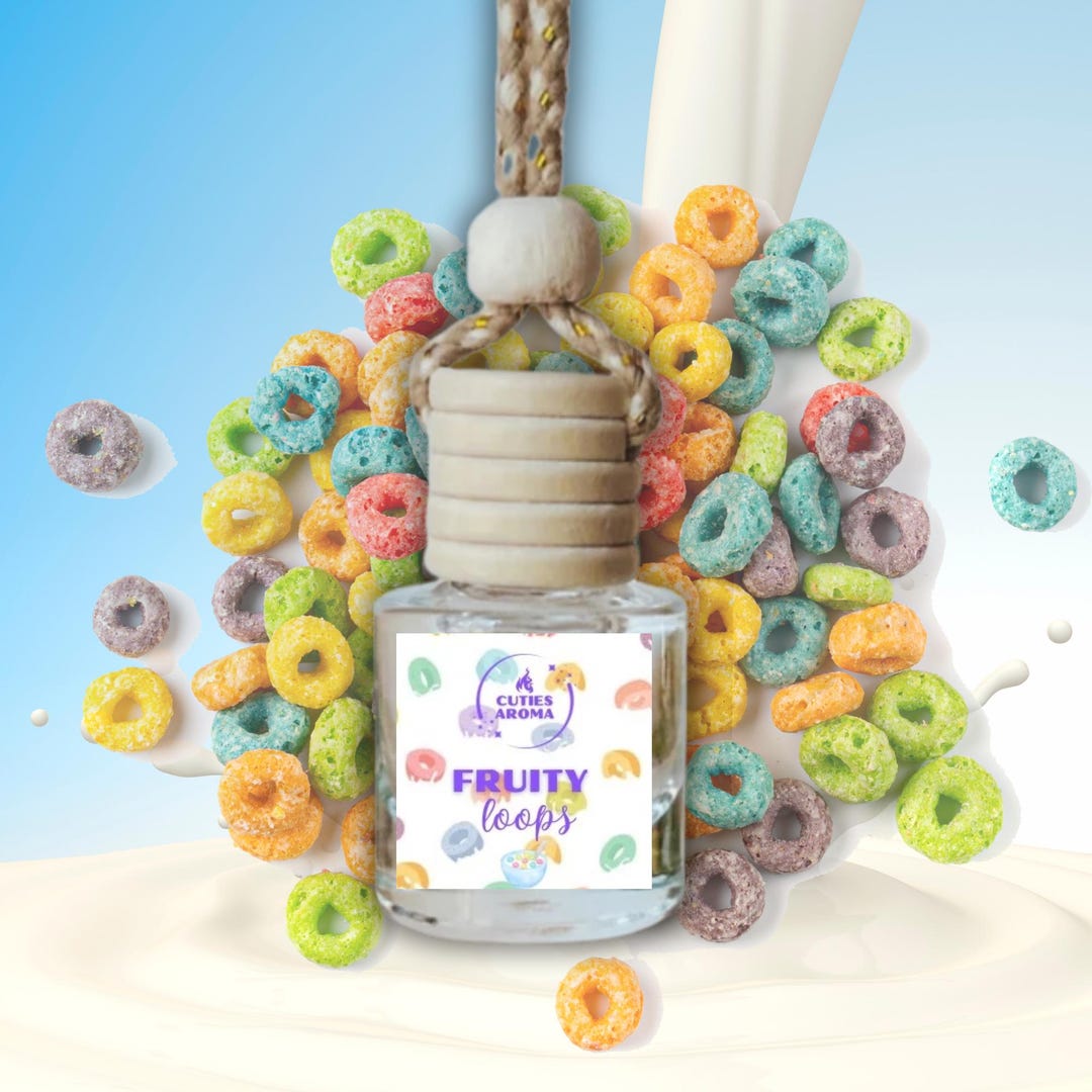Fruity Loops Car Diffuser - Hanging Car Air Freshener - Car Accessory ...