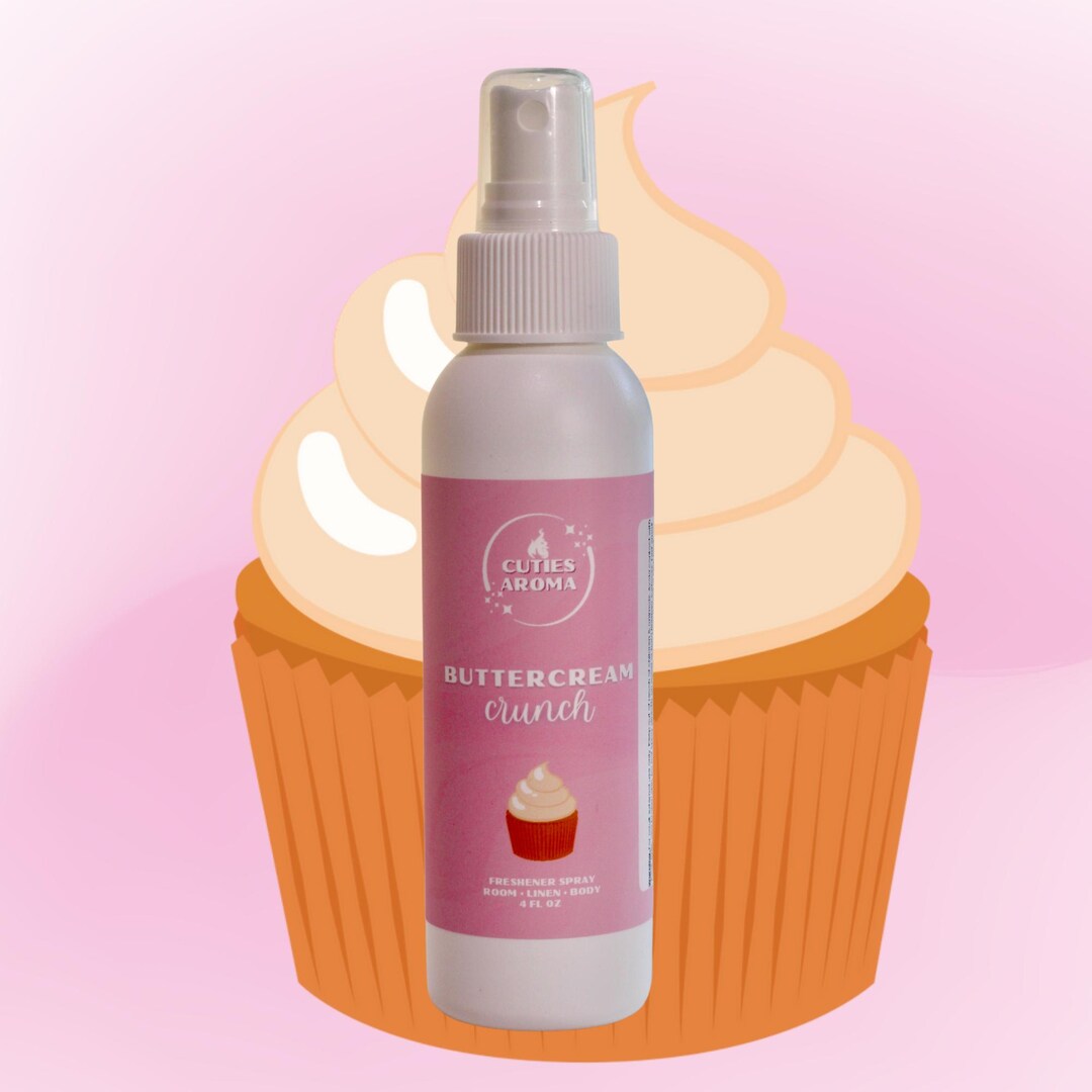 Vanilla Buttercream Freshener Spray, Room Spray, Body Spray, Car ...