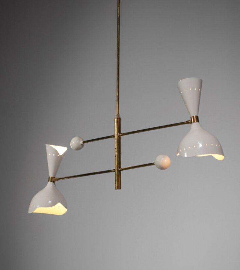 1950s Diabolo Modern Italian Chandelier Stilnovo Style Sputnik Ceiling ...