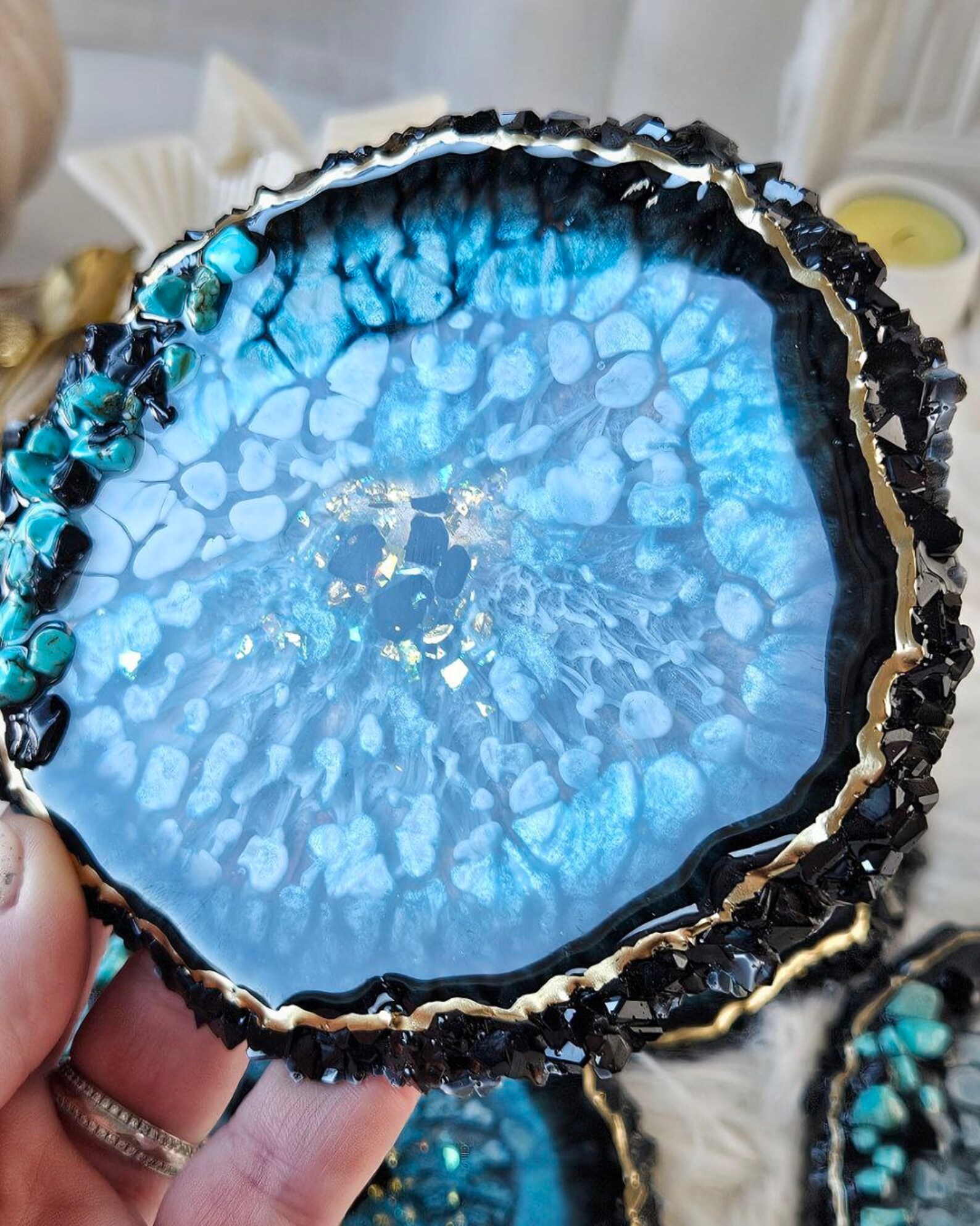 Home Decor, Epoxy Resin Set, Resin Art, Coaster, Aesthetic Room Decor ...