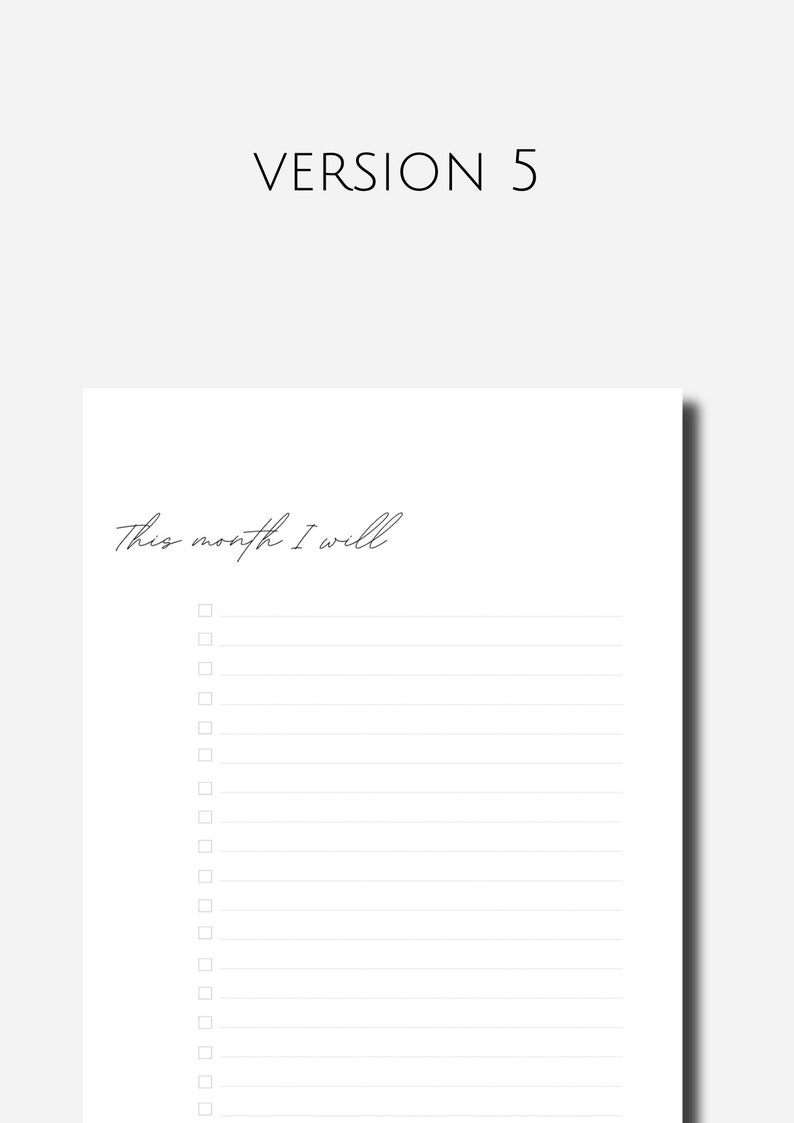 Printable to Do List - Etsy