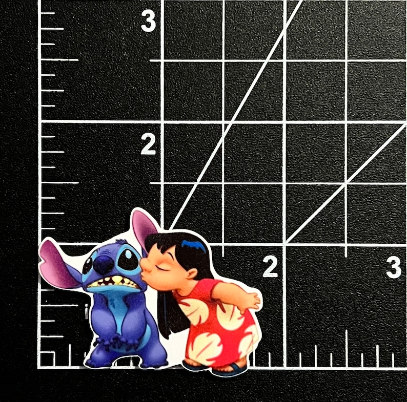 Lilo and Stitch Flat Back Planar Resin | Angel, Scrump | Hair Bow ...