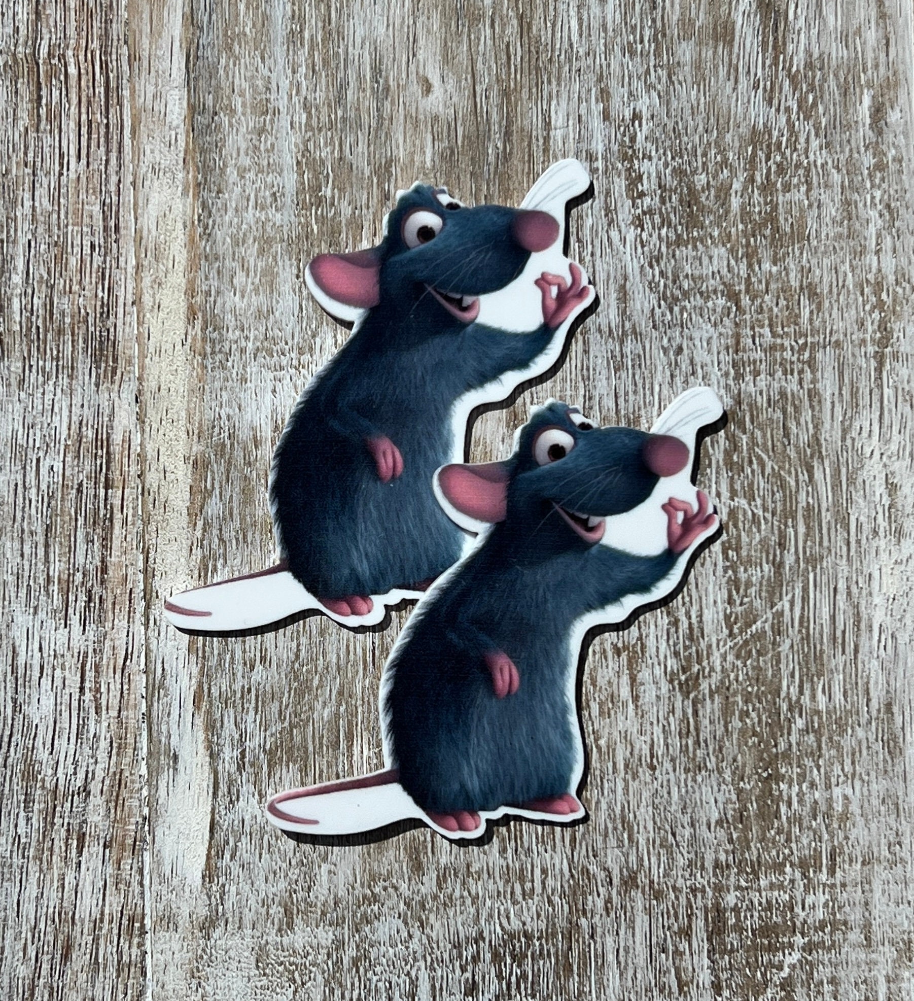 Ratatouille Flat Back Planar Resin Remy Hair Bow Center, Key Ring ...
