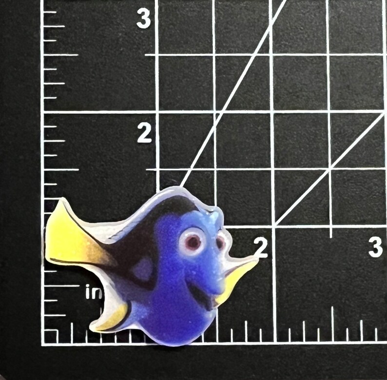 Finding Nemo Flat Back Planar Resin | Dory, Destiny, Hank, Squirt ...