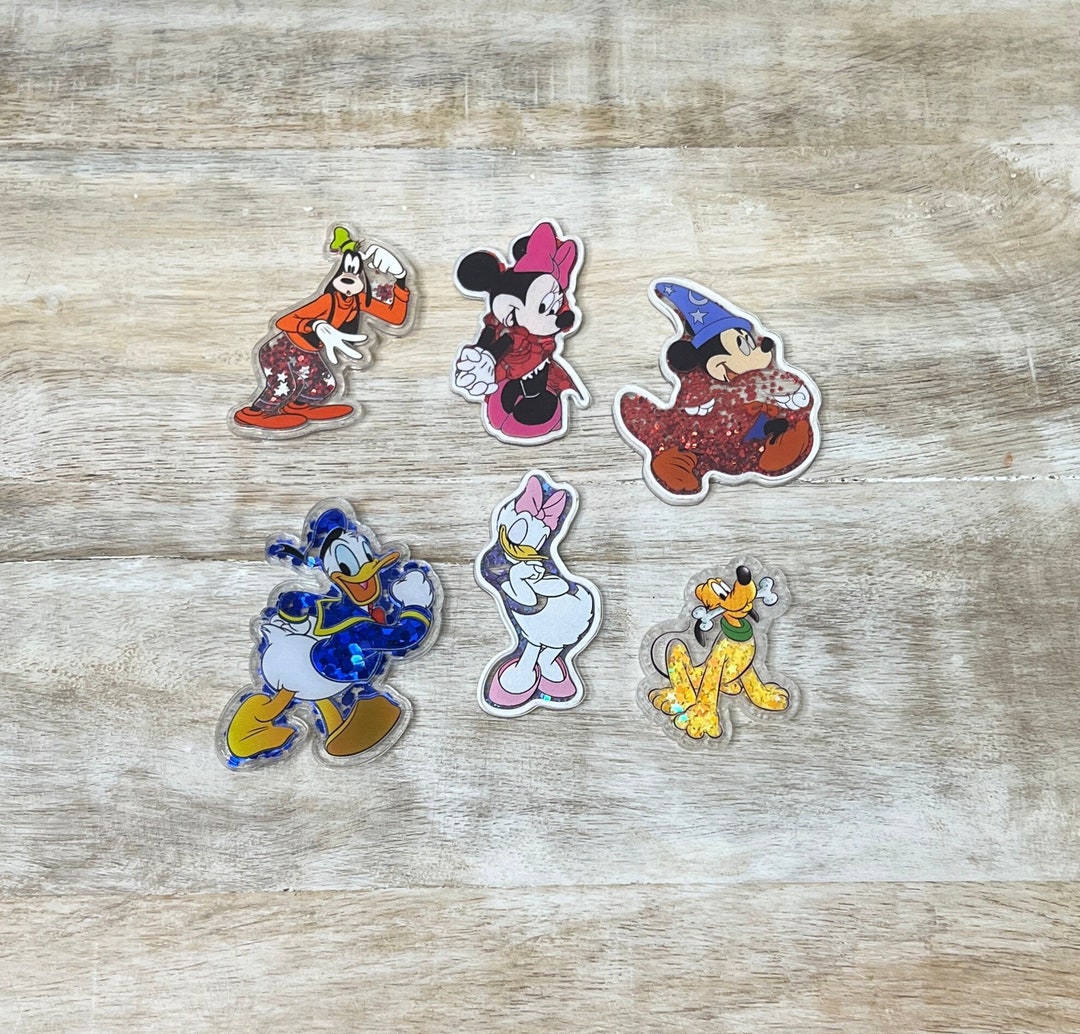 Disney Mickey Mouse, Pluto, Goofy, Donald & Daisy Duck Acrylic Shakers ...